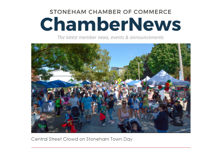 ChamberNews for the Week of September 26 - Stoneham MA Chamber of Commerce